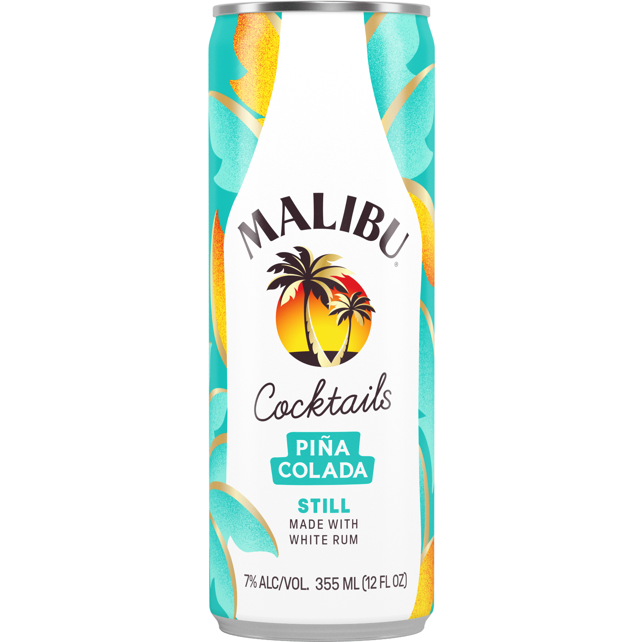 Malibu Caribbean Rum with Coconut Flavored Liqueur 750mL, 42 Proof - 750 ML