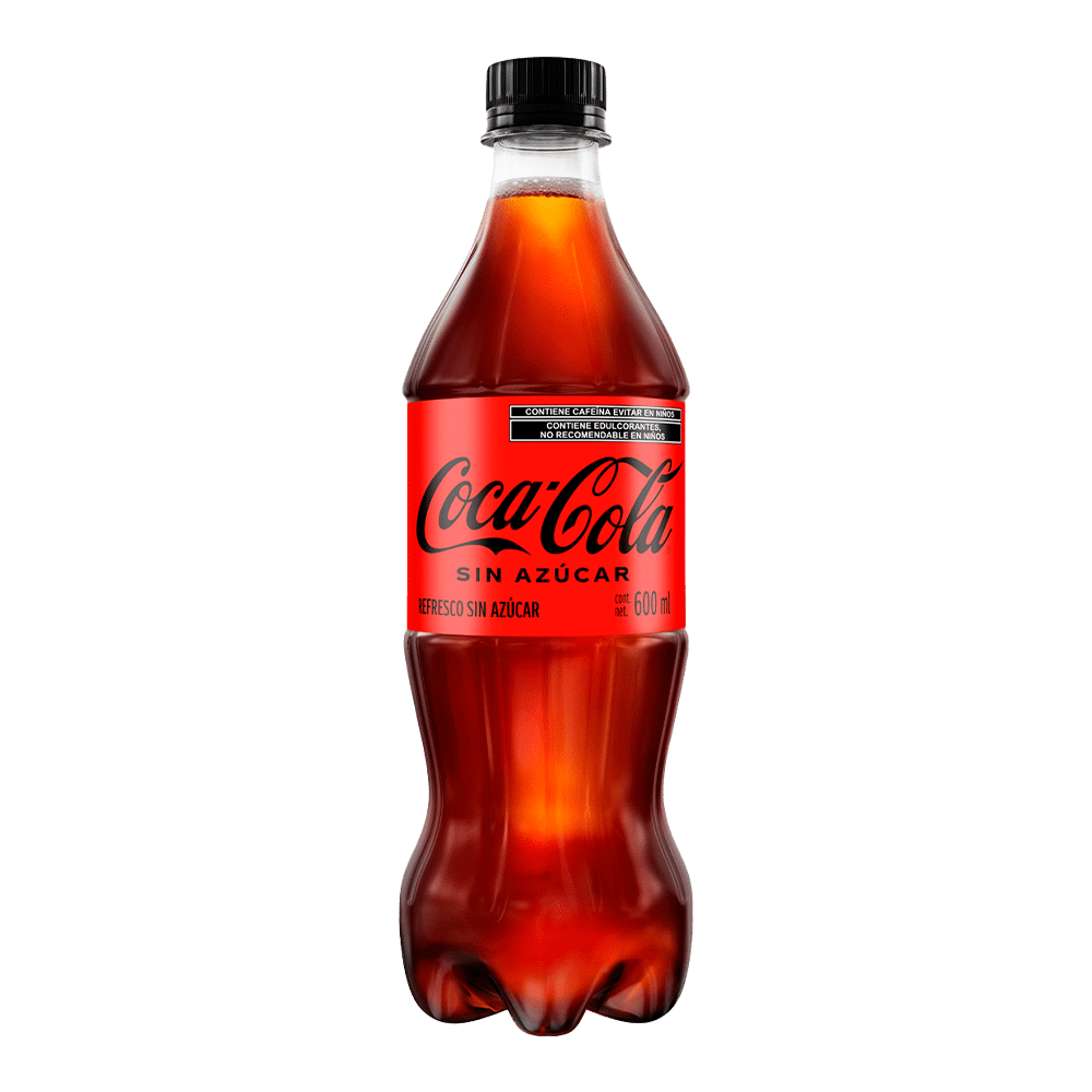 Refresco Coca Cola sin azúcar de 355 ml c/u