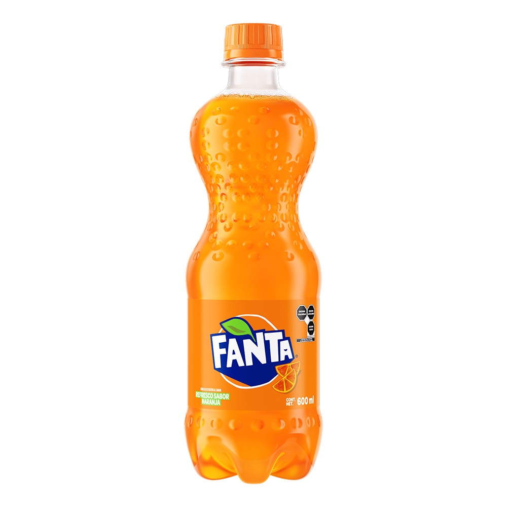 Refresco Fanta sabor naranja de 600 ml