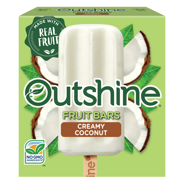 Outshine Strawberry Frozen Fruit Bars 6 Count Strawberry 6 Count