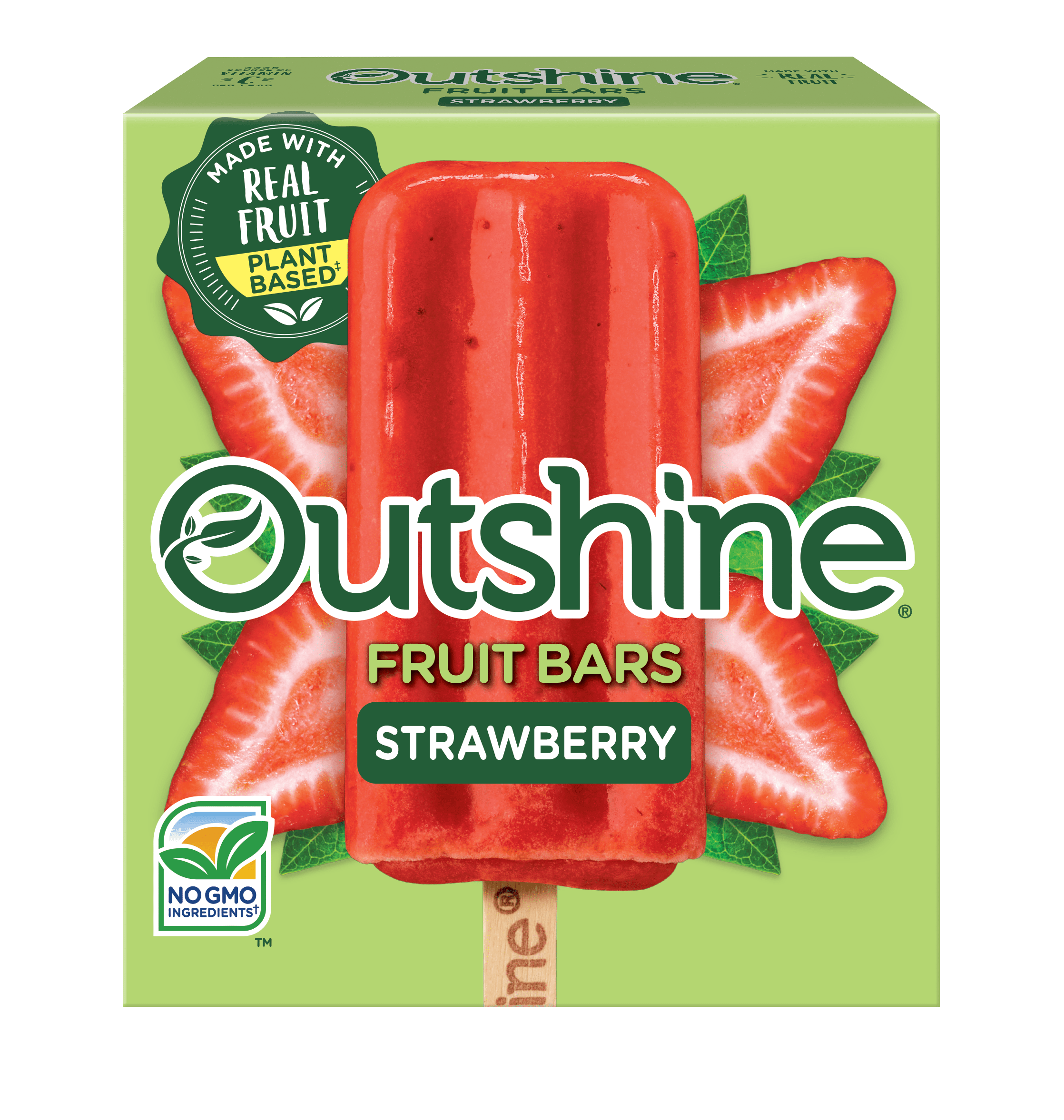 Outshine Mango Frozen Fruit Bars, 6 Count - Mango - 6 Count