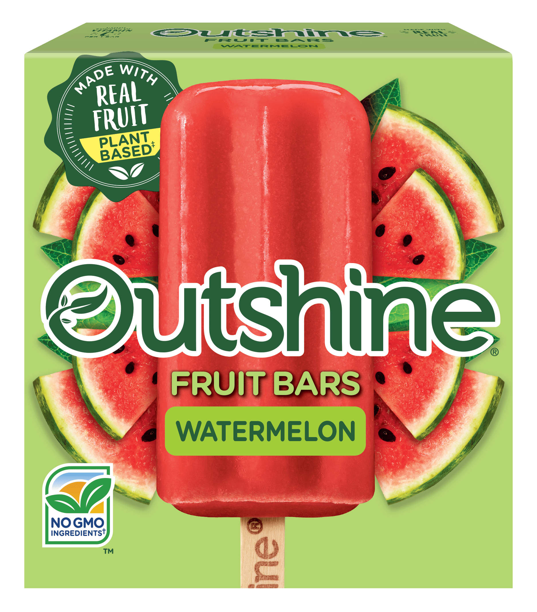 Outshine Mango Frozen Fruit Bars, 6 Count - Mango - 6 Count