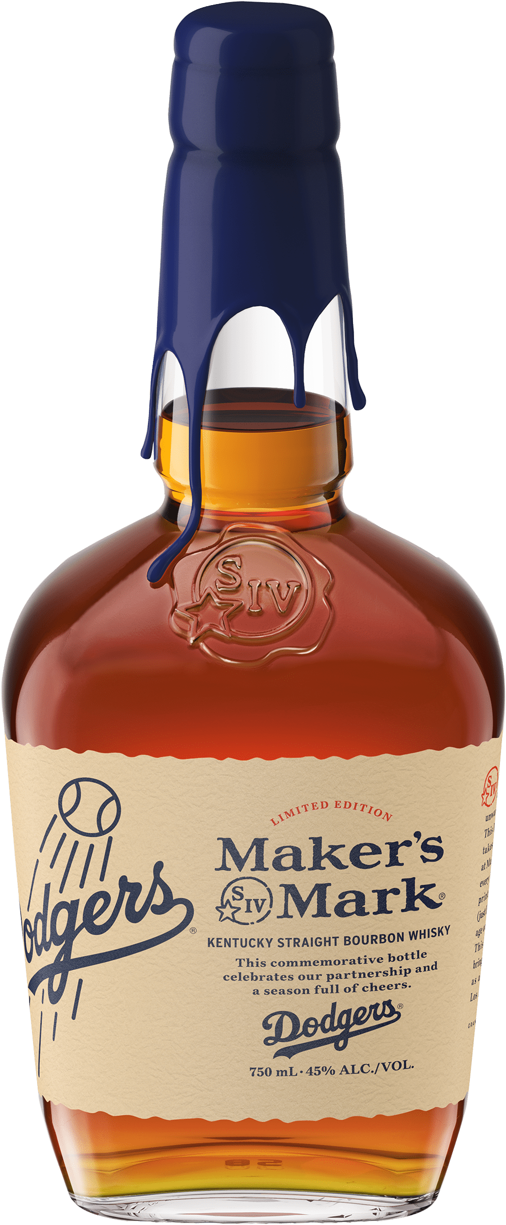 Maker's Mark LA Dodger Edition Kentucky Straight Bourbon Whisky 750 ml ...