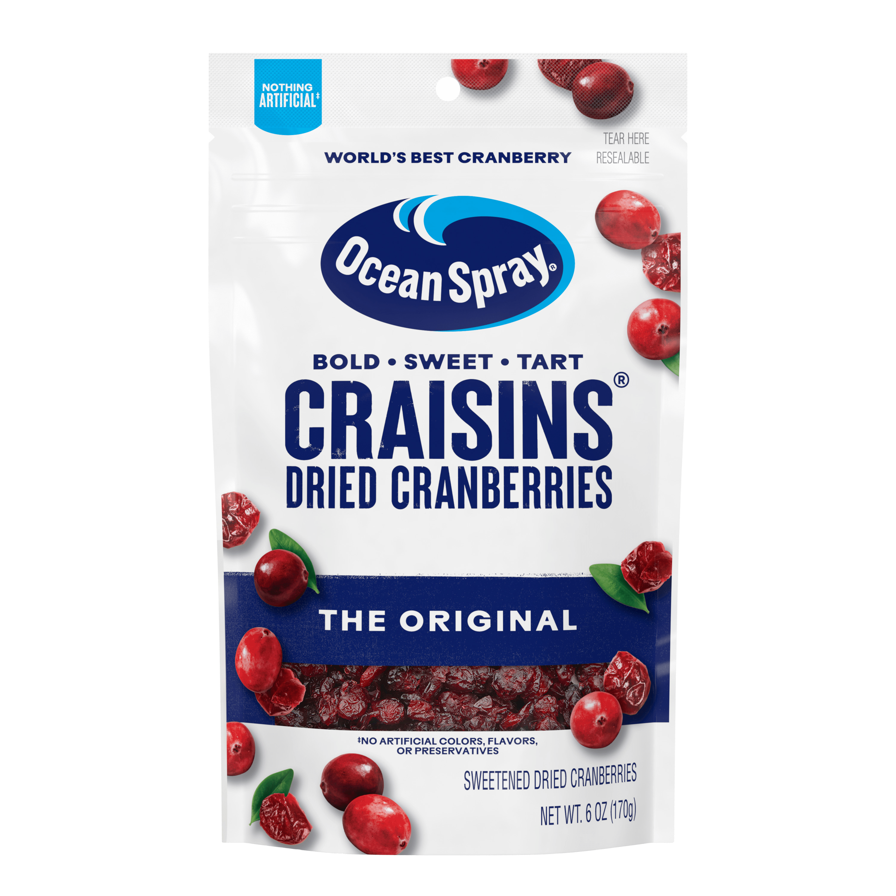Craisins® Original Dried Cranberries - Cranberry - 6 oz