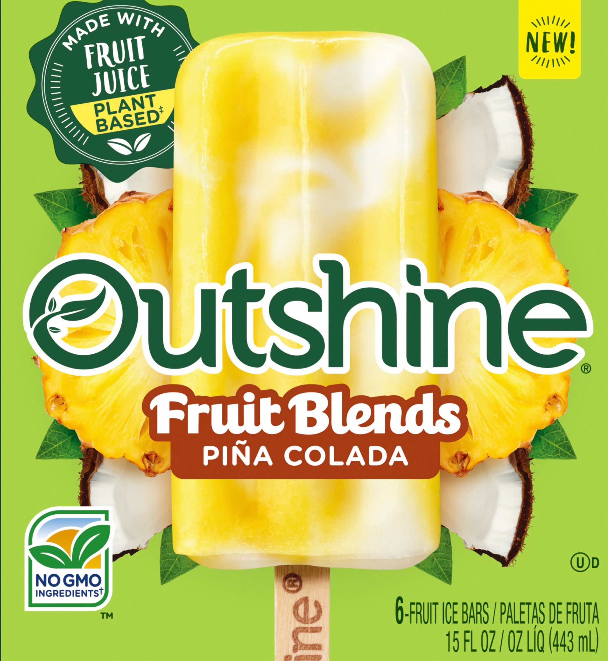 Outshine Watermelon Frozen Fruit Bars, 6 Count - Watermelon - 6 Count