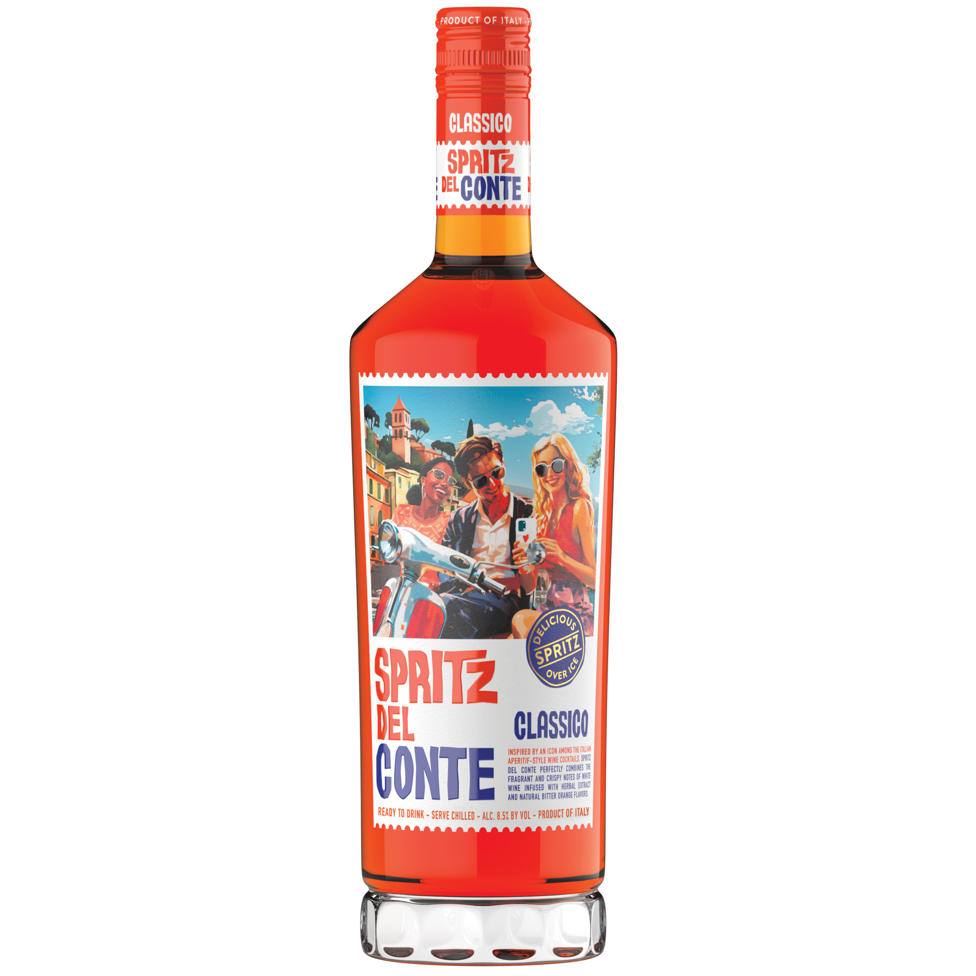 Spritz Del Conte Classico Italian Aperitif-Style Spritz Cocktail - 750 ...